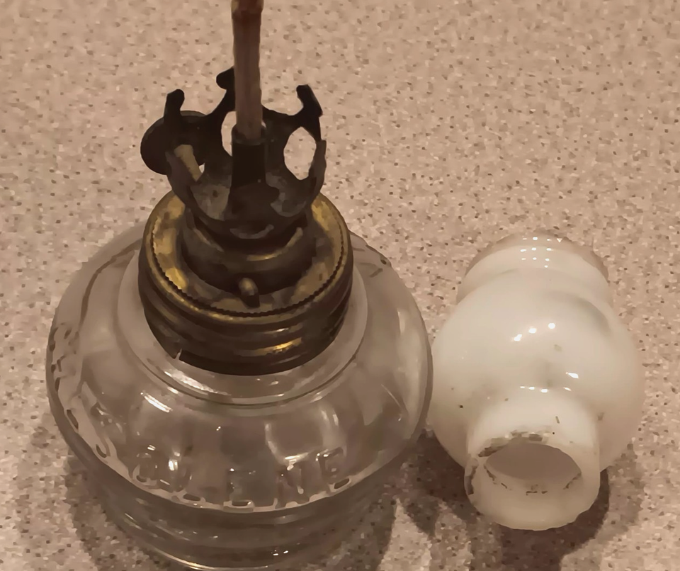 Antique 1890s Vapo-Cresolene kerosene Vaporizer Lamp Original Box ...