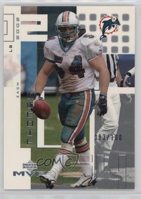 2002 Upper Deck MVP Silver 83/100 Zach Thomas #128 HOF yj7 | eBay