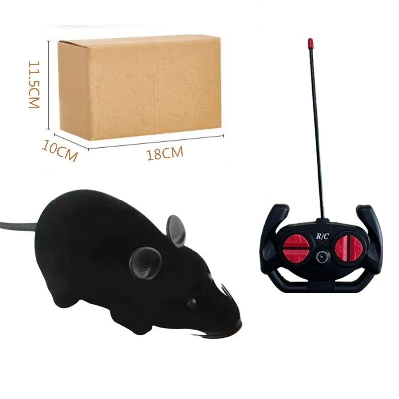 Remote Control RC Rat Mouse MICE Wireless For Cat Dog Pet Toy Novelty ...