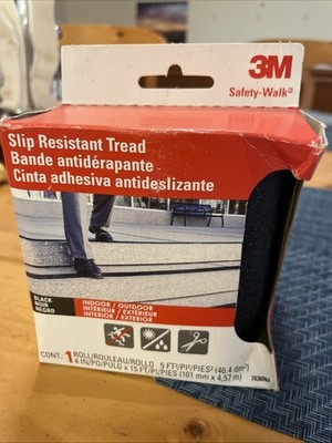 New Roll Of 3M SLIP RESISTANT TREAD 4" X 15 FEET 7636NA Safety Walk ...