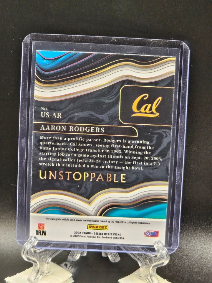 2022 Panini Select Draft Picks — Aaron Rodgers “Unstoppable” (Cal ...