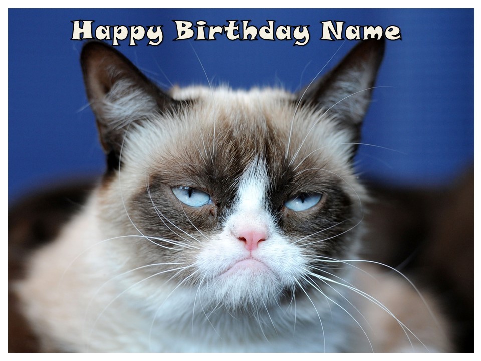 Birthday Grumpy Cat Meme