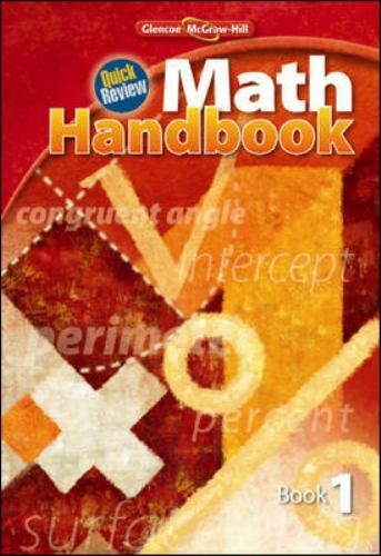 Quick Review Math Handbook, Book 1, Student Edition (MATH APPLIC & CONN ...