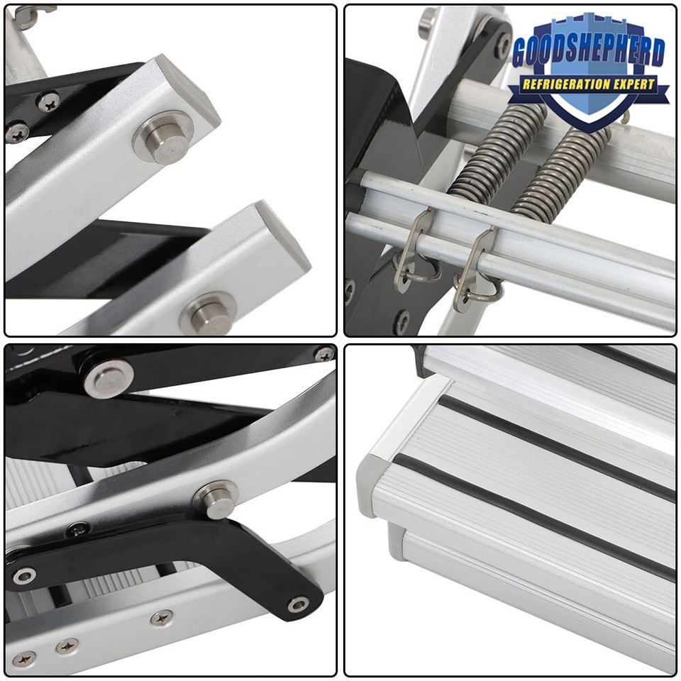 Pull Out Retractable Aluminum 2 Step RV Camper Platform Steps Stair ...