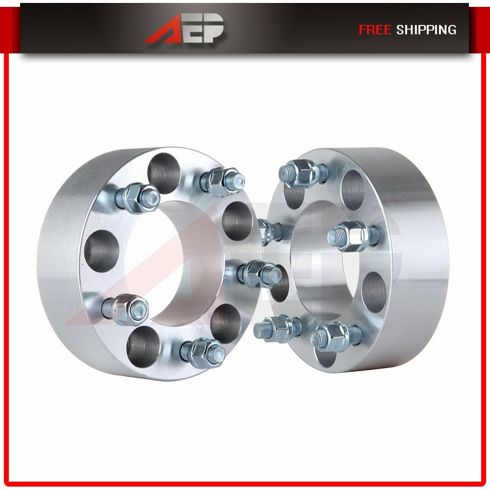 4X 5x5 2 inch Wheel Spacers 1/2"-20 For Jeep Wrangler Grand Cherokee ...