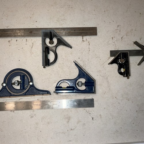 Scherr Tumico 3 Piece Combination Square Set No. 3033N-12 plus UNION ...