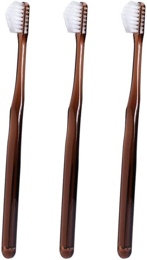 Miracle Toothbrush Dirt comes off just by tracing 3-piece set Clear ...