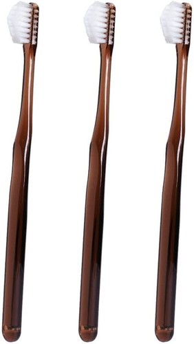 Miracle Toothbrush Dirt comes off just by tracing 3-piece set Clear ...