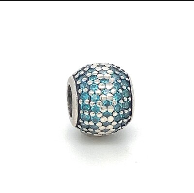 Turquoise Pandora Authentic CZ Tea Sterling Pave Crystal | eBay