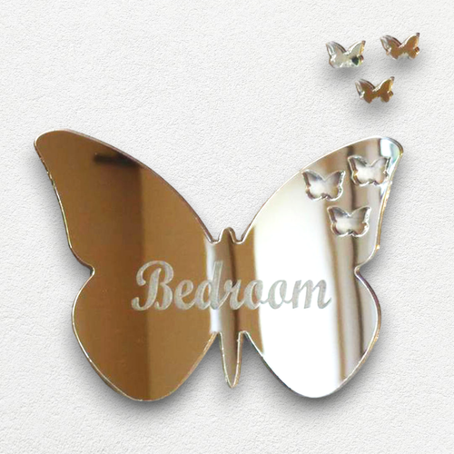 Personalised Engraved Butterflies out of Butterfly Acrylic Mirrors ...