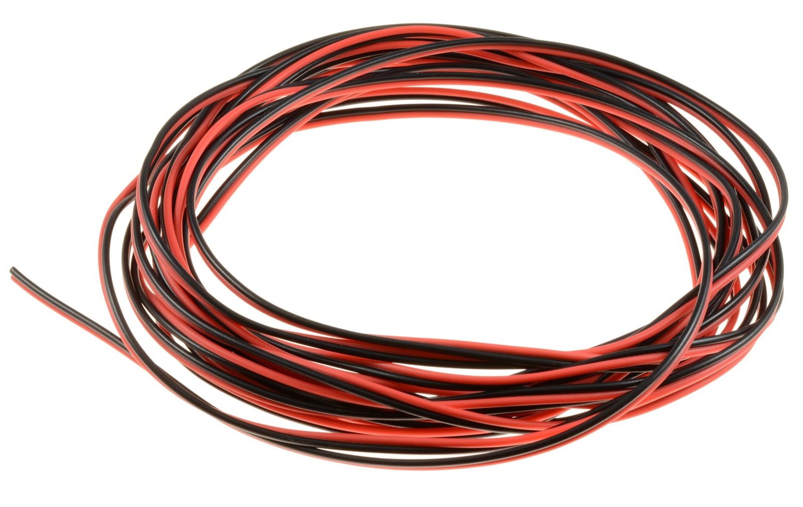 5m 2-Pin Red / Black 22awg Bonded Wire Cable RC LED Strip | eBay UK