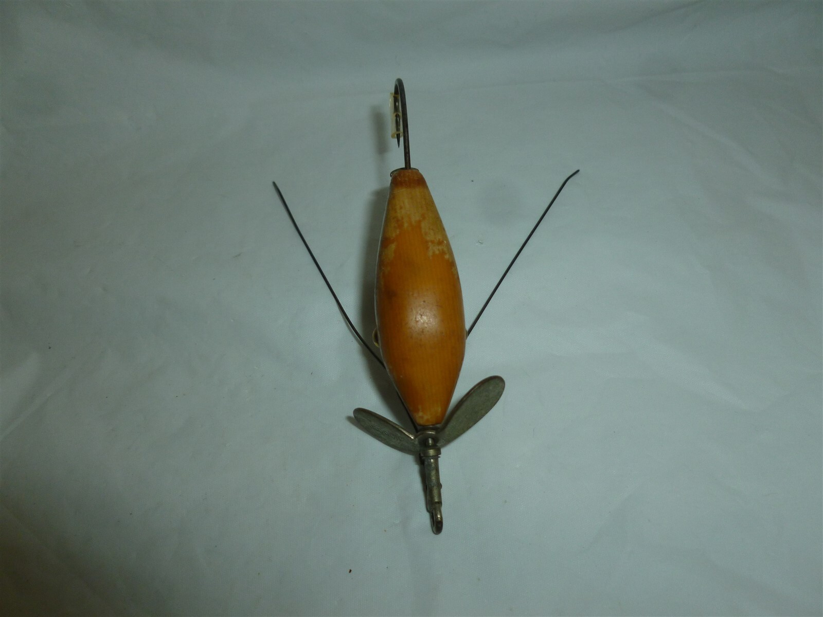 Vintage 2 Inch Glass Eye Heddon (Fuzzi-Bug?) Pork Rind Fishing Lure Lot ...