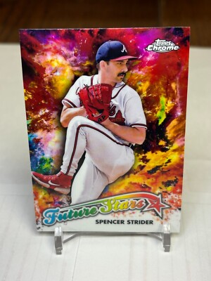 2023 Topps Chrome #FS-15 Spencer Strider (Future Stars) Atlanta Braves ...