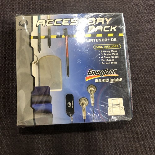 Nintendo DS Joy Tech Accessory Pack Battery 3 Stylus Earbuds Game Cases ...