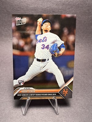 Kodai Senga RC - 2023 MLB TOPPS NOW #702 New York Mets Rookie | eBay