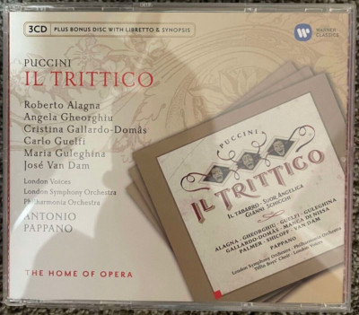 Puccini Il Trittico : The Home of the Opera (3-CD set & BONUS Disc ...