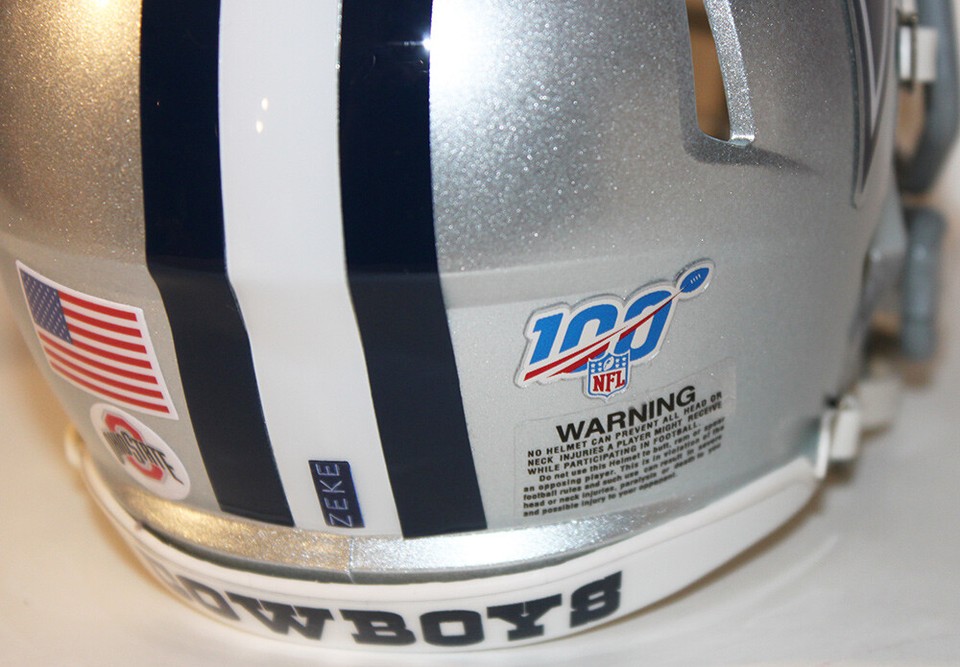 Ezekiel Elliott Dallas Cowboys Speed Riddell Custom Mini Helmet w ...