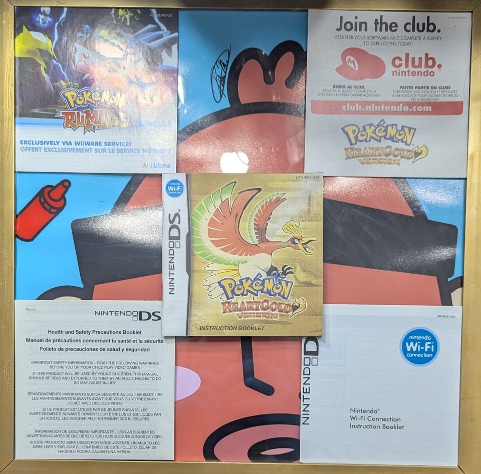 Pokemon HeartGold CIB (Cardboard Box, Cartridge, Case, Manual and Poké ...