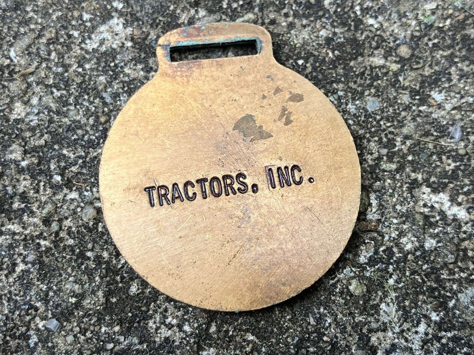 Authentic AID Services Watch Fob Vintage Construction Equipment ...