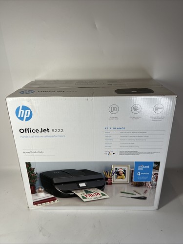 HP OfficeJet 5222 All in One Wireless Bluetooth Color Inkjet Printer ...