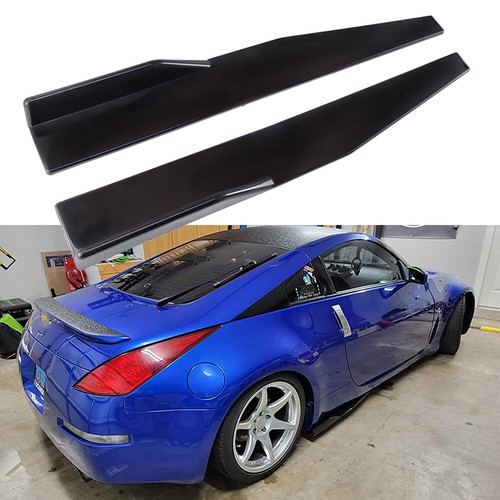 Rear Side Skirt Rocker Splitters Diffuser Winglet Wind For Nissan 300Z ...