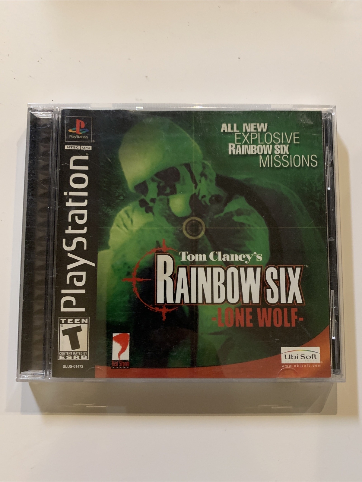 Tom Clancy's Rainbow Six: Lone Wolf (Sony PlayStation 1, 2002) PS1 ...
