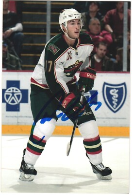 Casey Wellman Autographed 4x6 Color Photo Minnesota Wild #17 White E | eBay