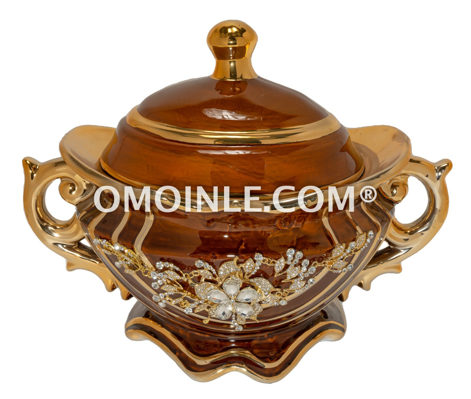 SOPERA GRANDE CARMELITA PARA OYA LARGE SOUP TUREEN BROWN FOR OYA ...