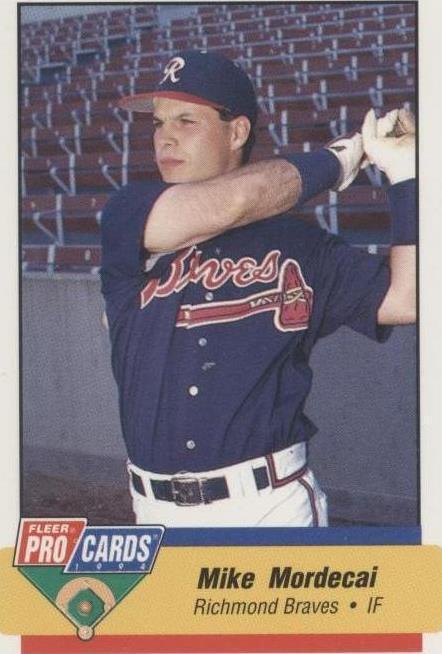 1994 Fleer ProCards Minor League - Mike Mordecai #2854 (RC) for sale ...