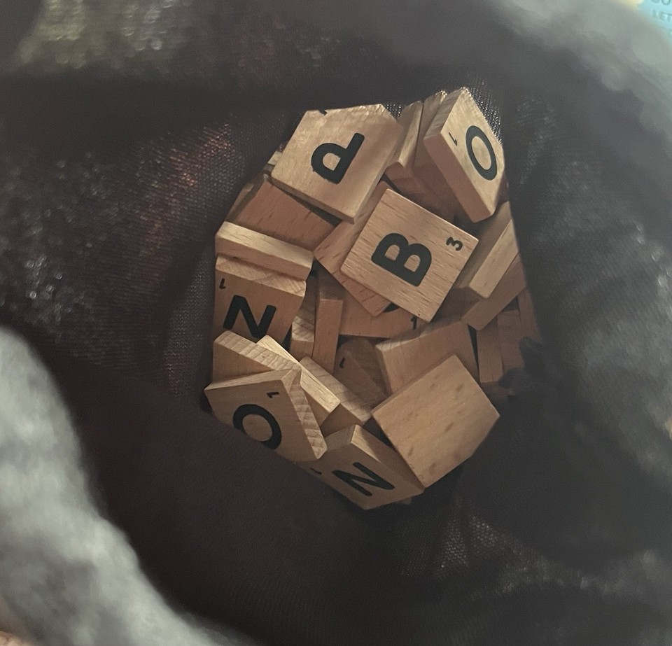 Scrabble Board Game - The Classic Crossword Game W/ Wooden Pieces, For ...