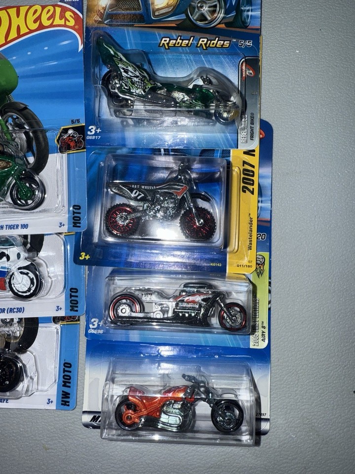 Hot Wheels 2002-2025 Moto Lot Of 11 With Treasure Hunt Auction Bid Bid Bid | eBay