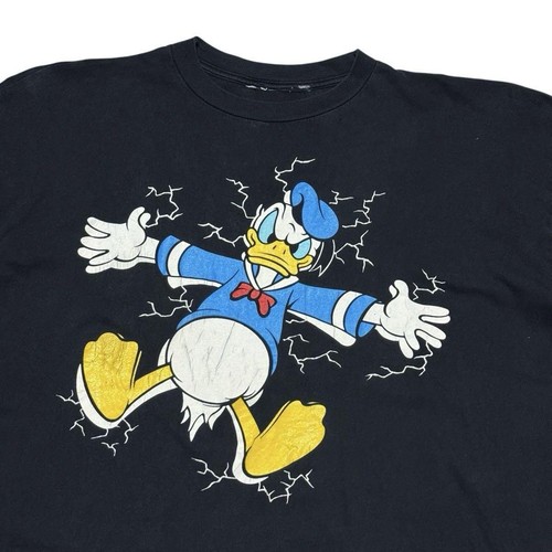 Rare Disney Donald Duck Thunder Lightning T-Shirt | eBay