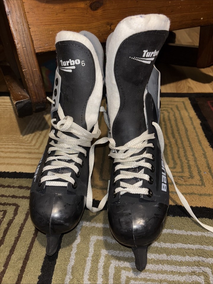 Vintage Bauer Turbo Ice Hockey Skates Size 6 | eBay