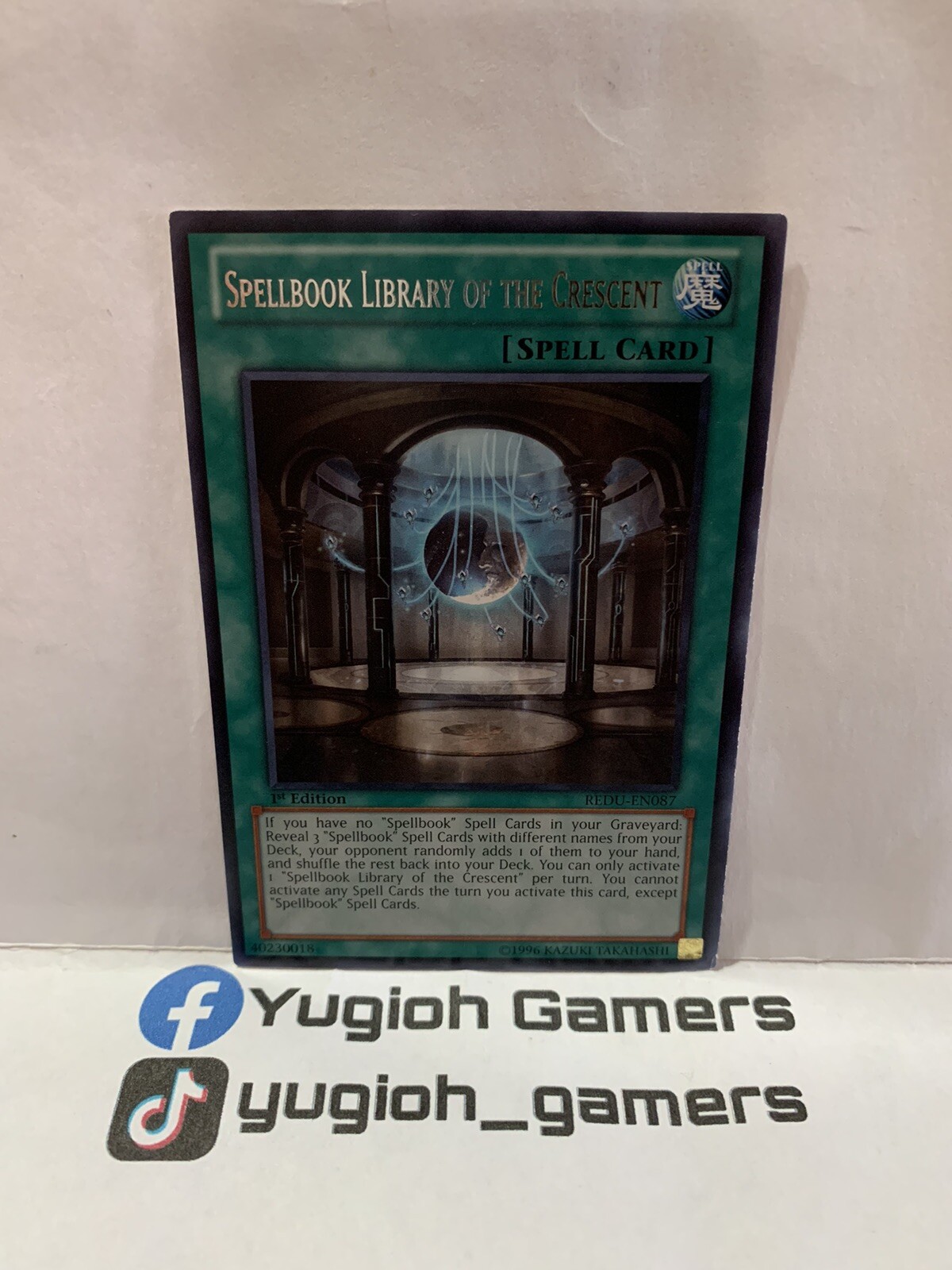 Yu-Gi-Oh Spellbook Library Of The Crescent 1st Edition Rare Light ...