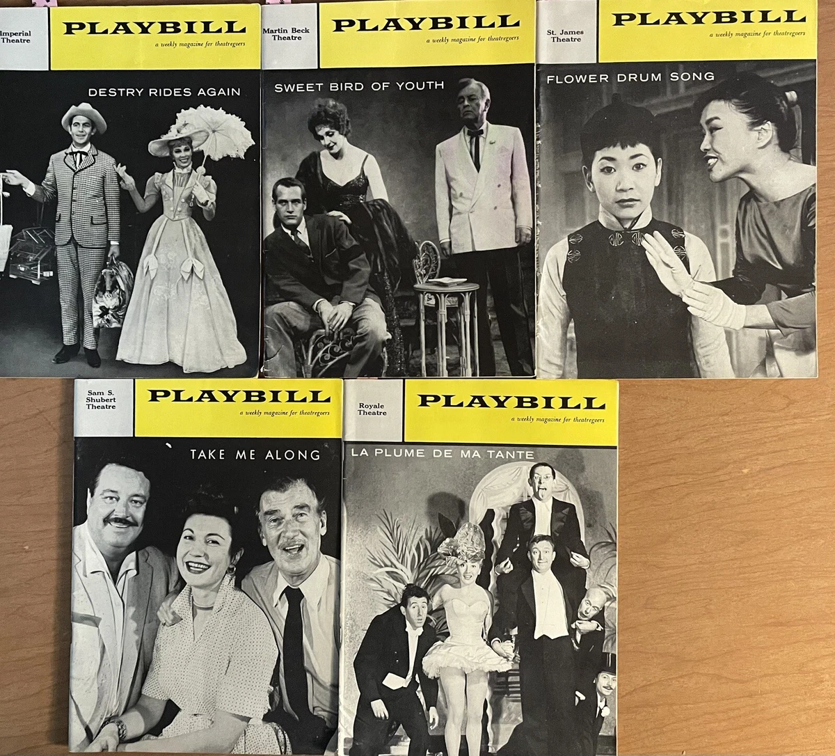 Vintage Broadway Playbills