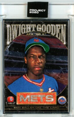 TOPPS PROJECT 2020 DWIGHT GOODEN - BEN BALLER AP 03/20 Silver Frame #86 ...