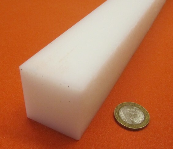 Acetal Square Bar 1 1/2" (1.50") Thick x 1.50" Wide x 24" Long White | eBay