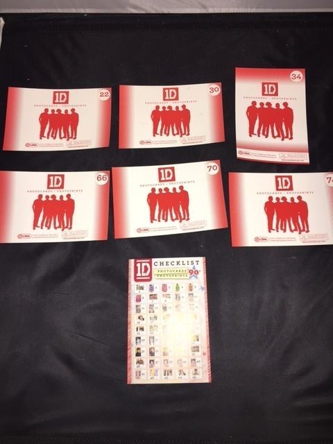 One Direction Photo cards Photoprints (6) & checklist | eBay