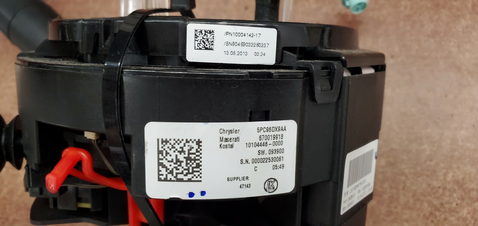 Steering Column Signal Wiper Lever Switch 670019918 Maserati Ghibli ...