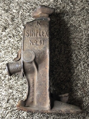 Simplex Jack Railroad Jack Made in USA Vintage Antique Vf8 | eBay