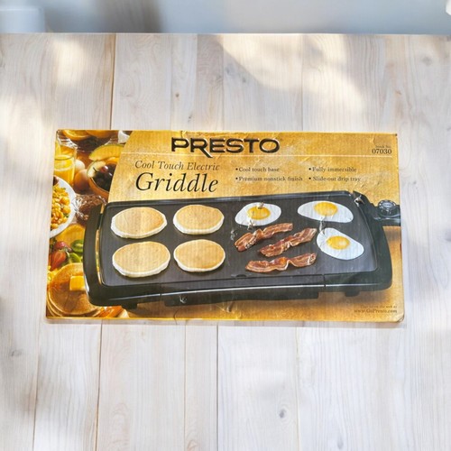 Presto Cool-Touch Electric Black 20"x10" Griddle Model 07030 New in ...
