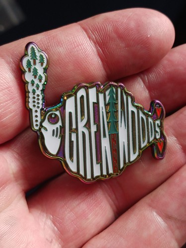 Phish Great WOODS ANODIZED Lapel Pin Nono Dual Posts LIMITED EDITION ...