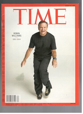 Magazine TIME August 25, 2014 DIED ACTOR ROBIN WILLIAMS FIRST TIME WITH ...