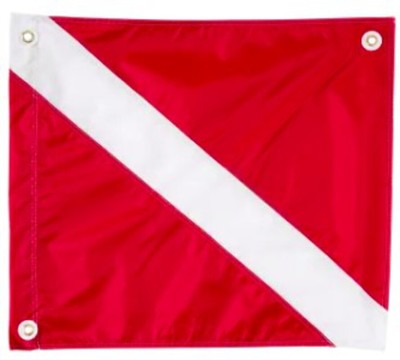 Marine Sport - 20" x 24" Deluxe Nylon Dive Flag w/ Stiffener | eBay