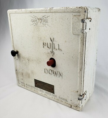 Vintage Gamewell Fire Alarm Call Box Telegraph Phone Police Station ...