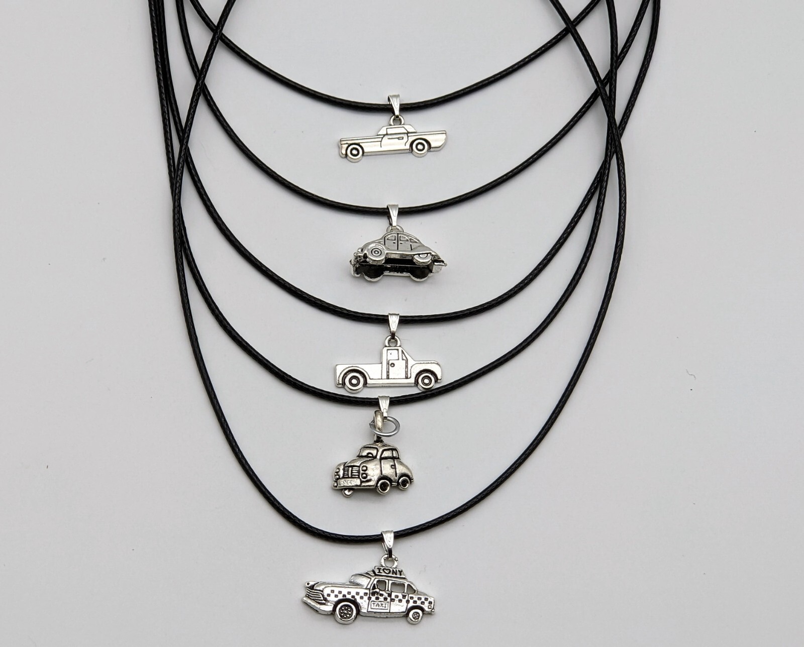 Cute Oldtimer CAR CARS Necklace or Earrings or SET Novelty Gift Dress ...