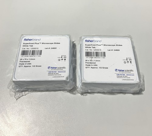 *144 QTY* Fisher Thermo Scientific Superfrost Plus Microscope Slides ...