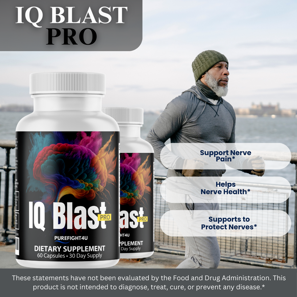 IQ Blast Capsules, Advanced Cognitive Formula Supplement - 60 Capsules ...
