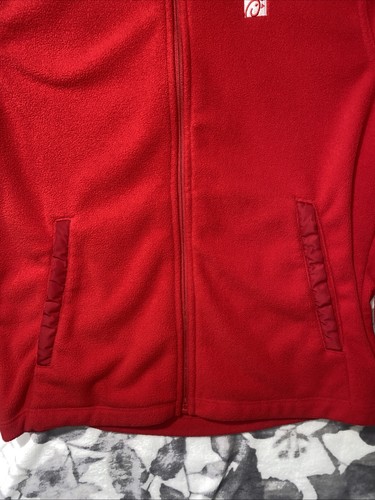 Oobe Chick-fil-a Team Style Employee Red Fleece Jacket Women’s Size ...