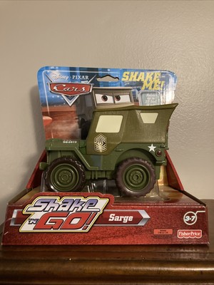 Disney Cars Fisher Price 6" Sarge Shake ‘N GO New Factory Sealed 2010 ...